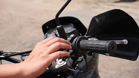 Starting Motorbike, Stock Footage | VideoHive