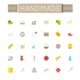 Vector Flat Handmade Icons, Vectors | GraphicRiver
