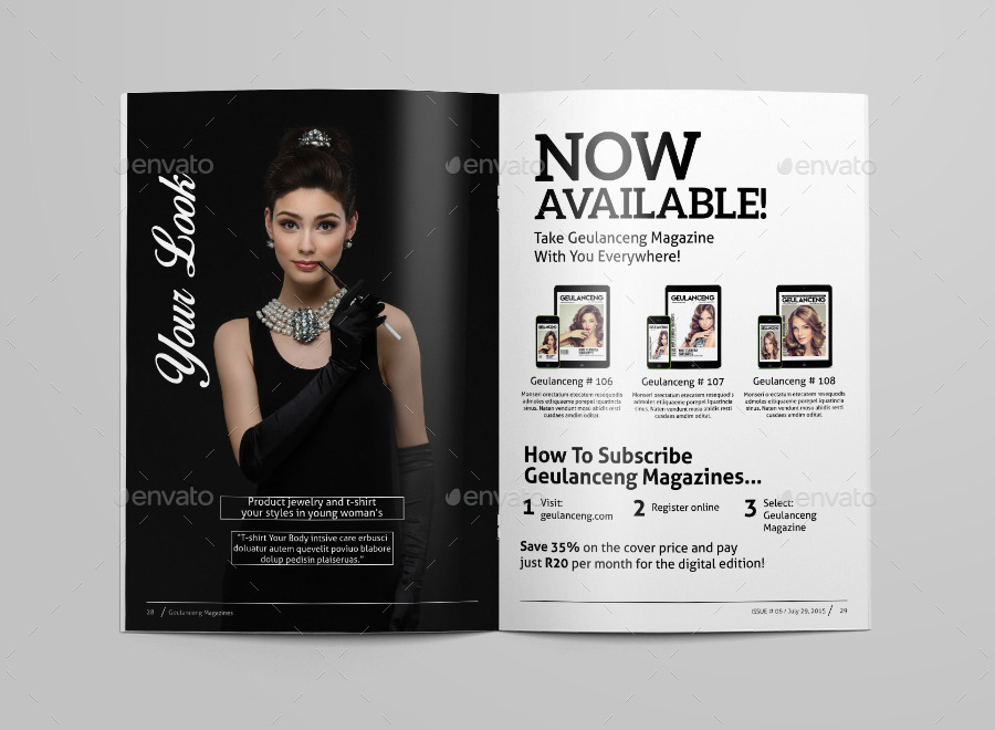 Geulanceng Magazine A4/US Letter, Print Templates | GraphicRiver