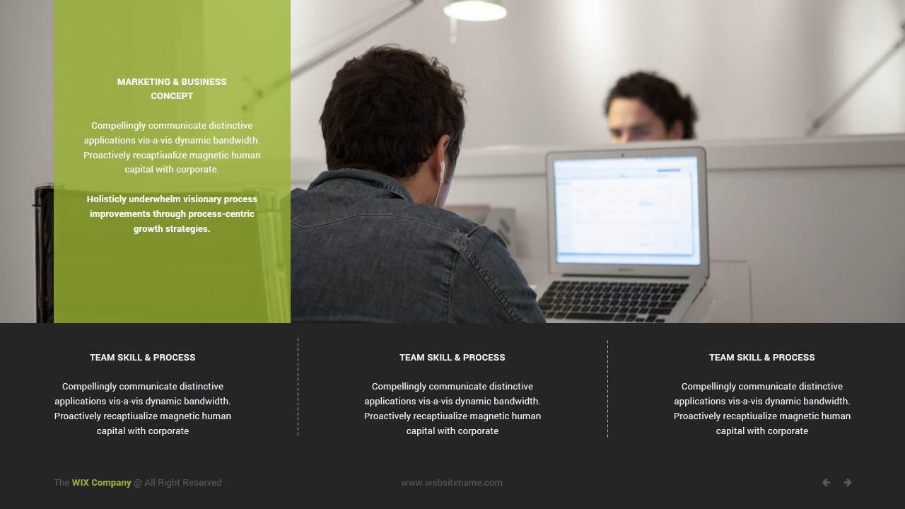 Wix - Presentation Template, Presentation Templates | GraphicRiver