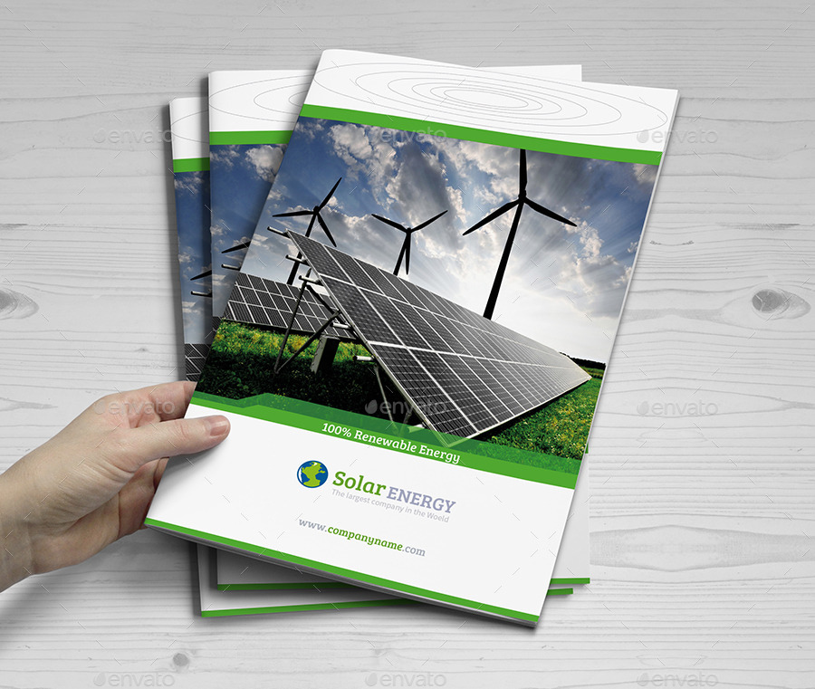 Renewable Energy Bi-Fold Brochures, Print Templates | GraphicRiver