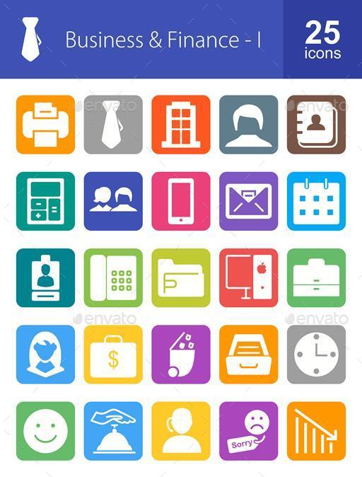 600 Business Icons, Icons | GraphicRiver