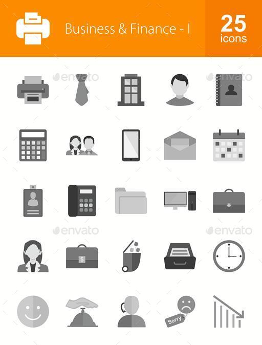 600 Business Icons, Icons | GraphicRiver