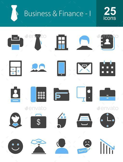 600 Business Icons, Icons | GraphicRiver