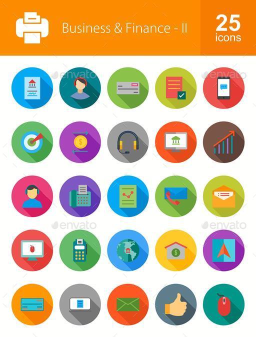 600 Business Icons, Icons | GraphicRiver