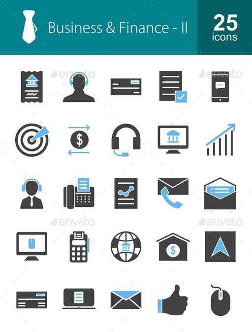 600 Business Icons, Icons | GraphicRiver
