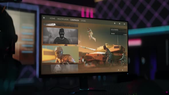 Playing Soldiers Campaign Mode In Modern Military Warfare FPS Computer ...