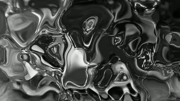 Abstract Background Black White Water Paint Liquid Animation, Motion ...