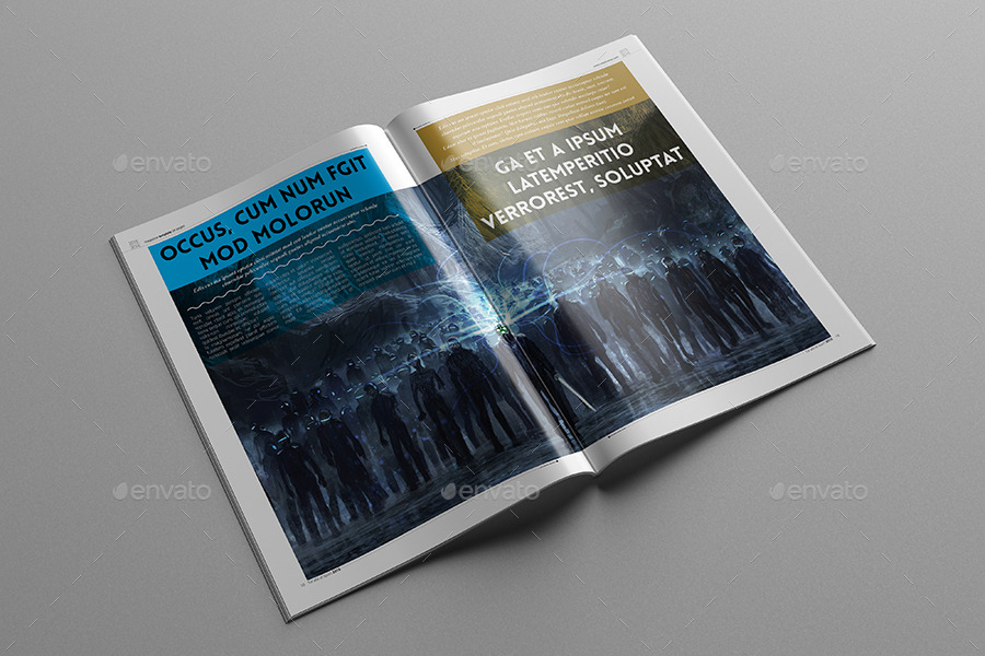 Only Magazine Template 32 Pages, Print Templates | GraphicRiver