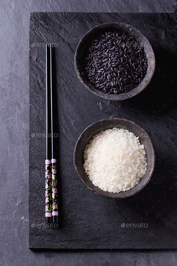 Black and white rice Stock Photo by NatashaBreen | PhotoDune