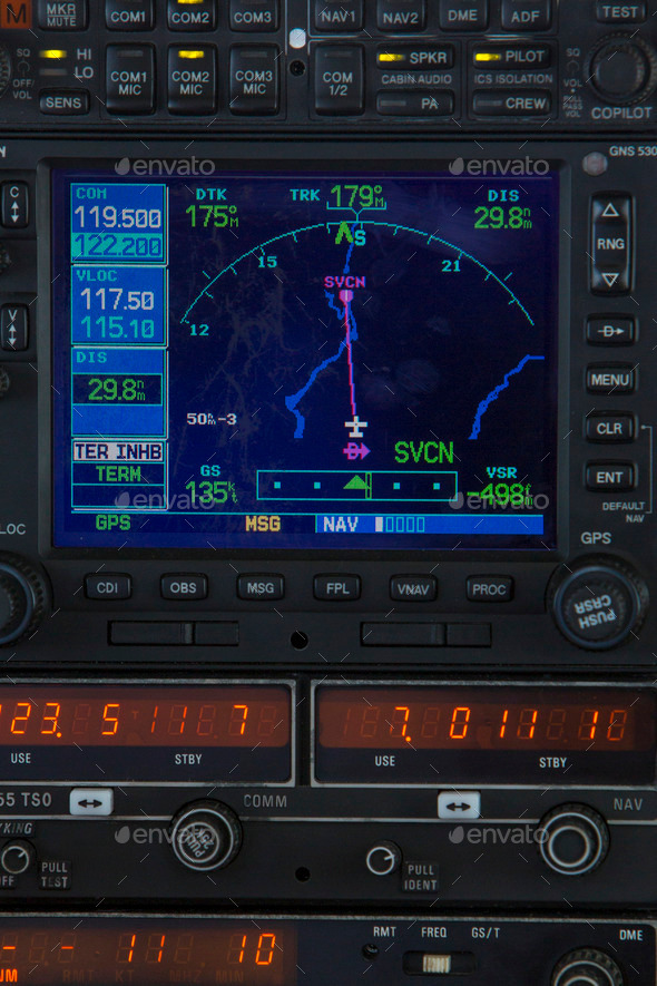 Control panel in a plane cockpit Stock Photo by piccaya | PhotoDune