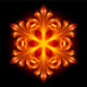 Abstract Fire Snowflake, Vectors | GraphicRiver
