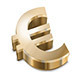 Golden Euro sign, Vectors | GraphicRiver