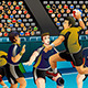People Playing Handball in the Competition, Vectors | GraphicRiver