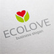 Eco Love Care Heart Logo, Logo Templates | GraphicRiver