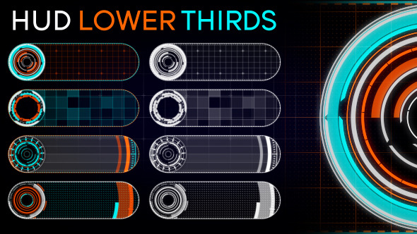 HUD Lower Thirds, Motion Graphics | VideoHive