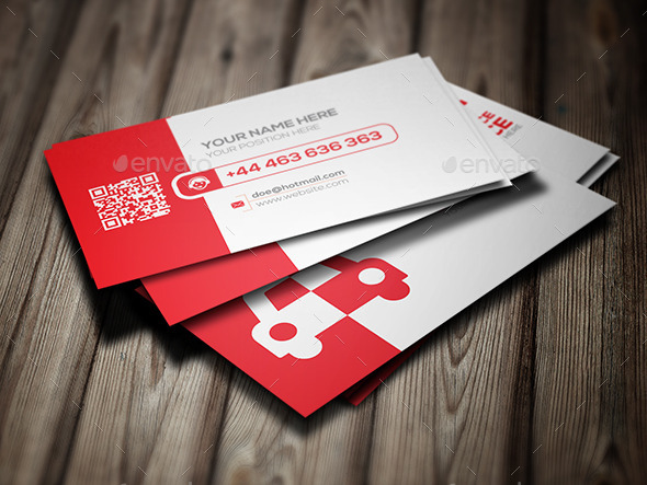Ambulance Service Business Card , Print Templates | GraphicRiver
