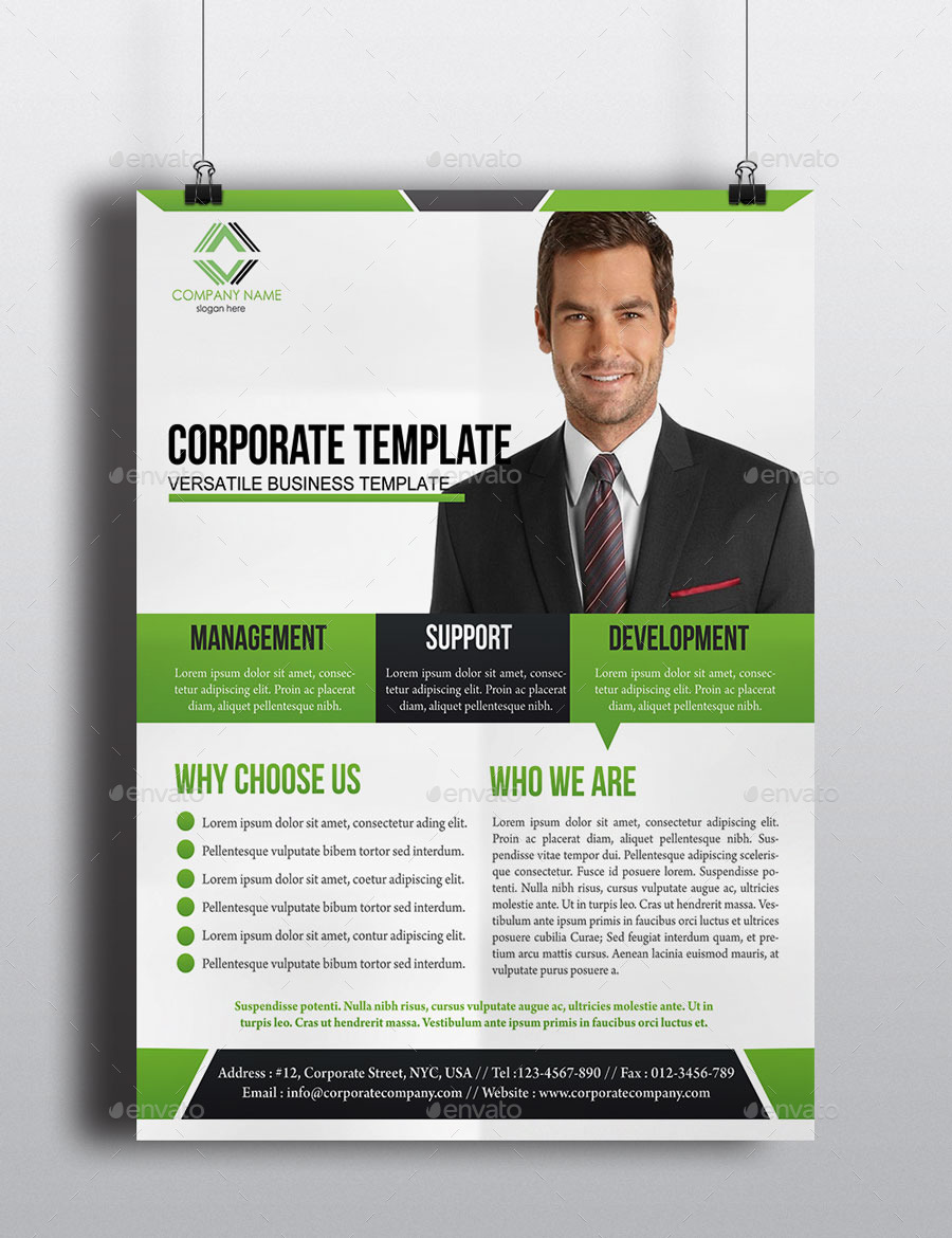 Corporate Flyer 02, Print Templates | GraphicRiver