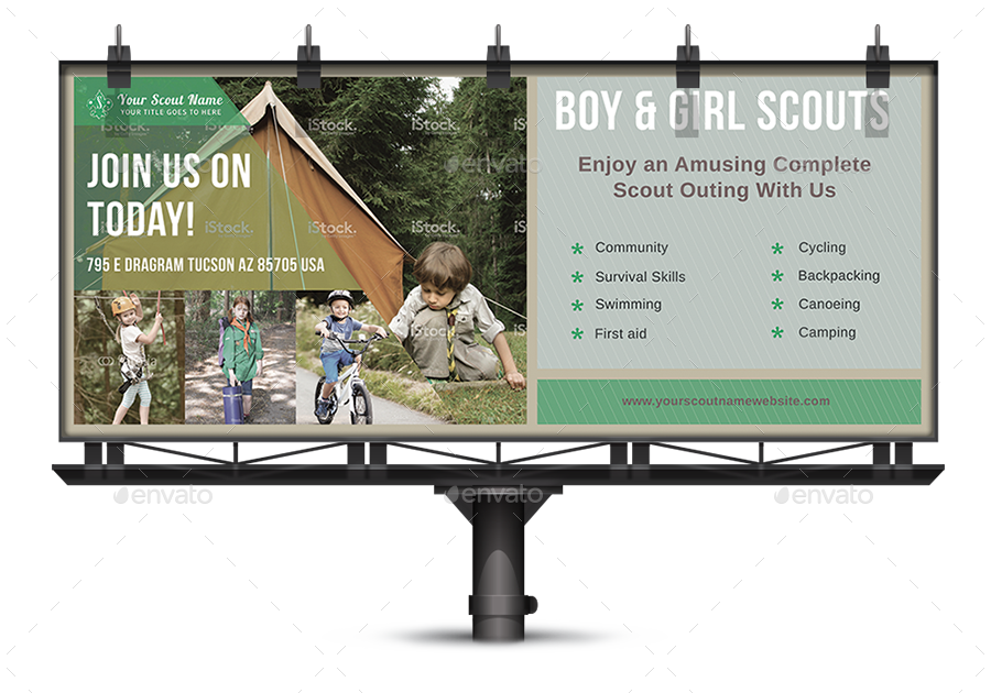 Kids Scouts Advertising Bundle, Print Templates | GraphicRiver