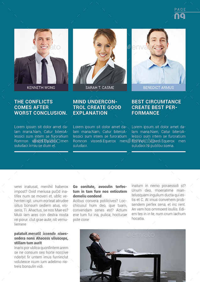 Indesign Newsletter Template, Print Templates | GraphicRiver