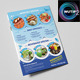 Seafood Restaurant-A5 Brochure/Leaflet Template, Print Templates ...