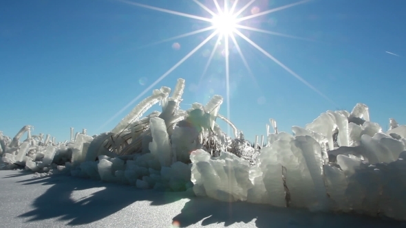 Winter Ice Blocks, Stock Footage | VideoHive