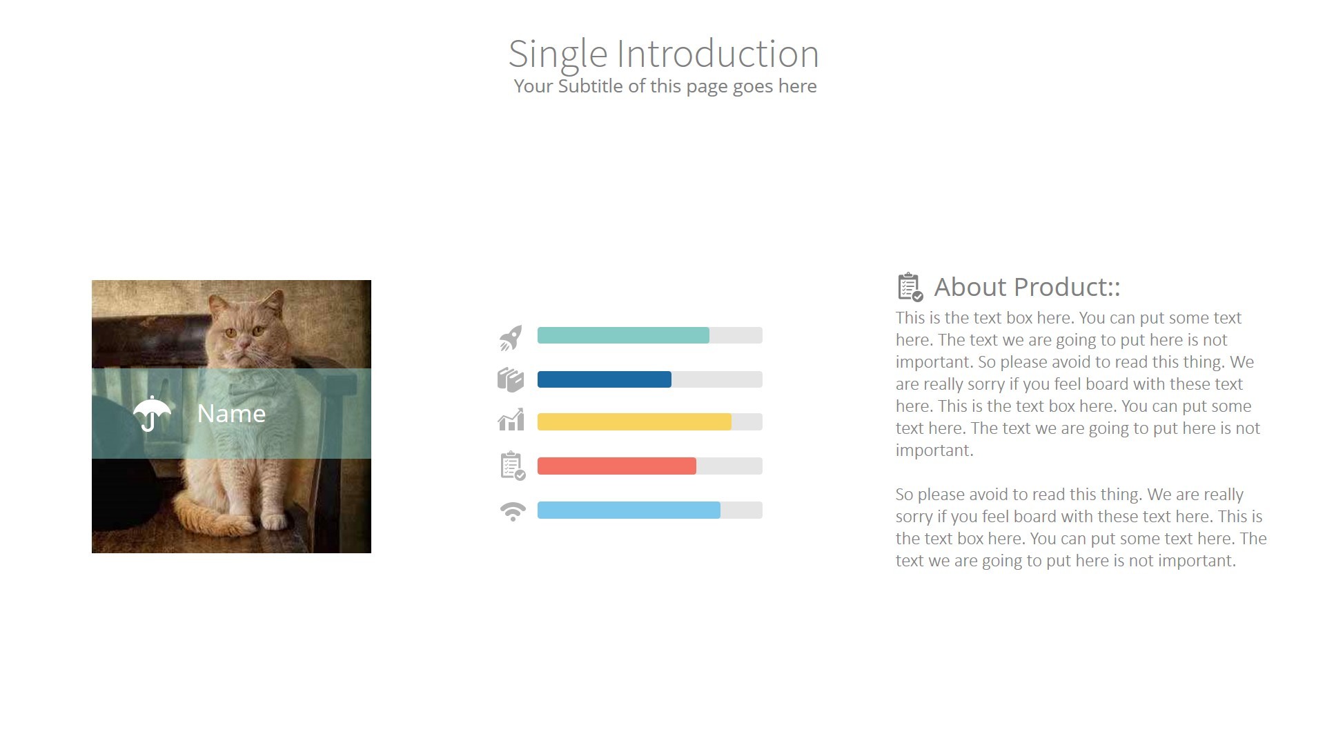 Photo Layout Powerpoint Presentation Template, Presentation Templates