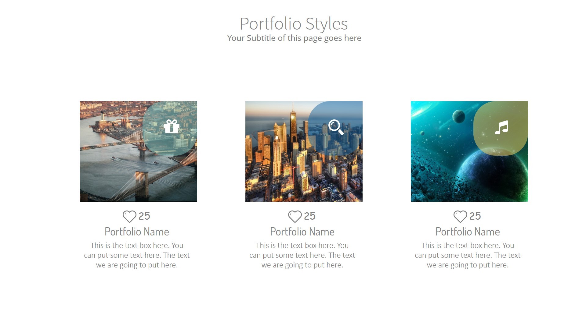 Photo Layout Powerpoint Presentation Template, Presentation Templates