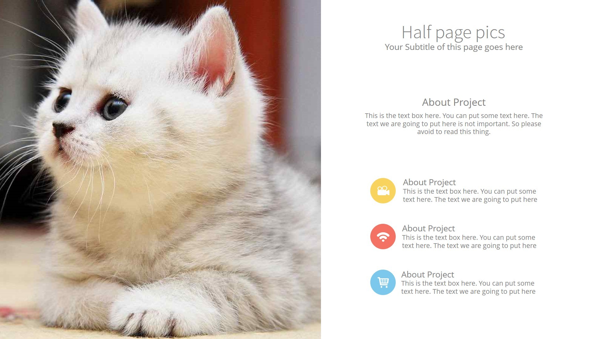 Photo Layout Powerpoint Presentation Template, Presentation Templates
