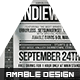 Indie Week Flyer by amabledesign | GraphicRiver