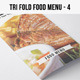 Tri Fold Food Menu - 4, Print Templates | GraphicRiver