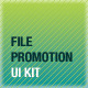 File Promotion UI Kit, Web Elements | GraphicRiver
