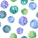 Watercolor Circle Pattern, Graphics | GraphicRiver
