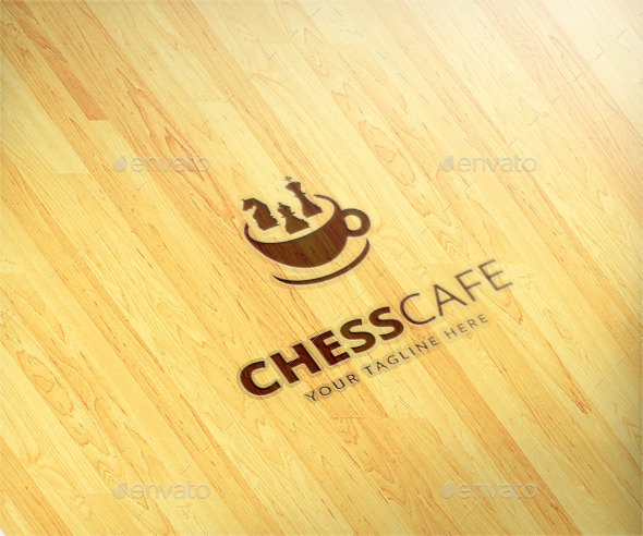 Chess Cafe Logo Template, Logo Templates | GraphicRiver
