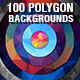 100 Polygon Backgrounds Bundle Vol.4, Graphics | GraphicRiver