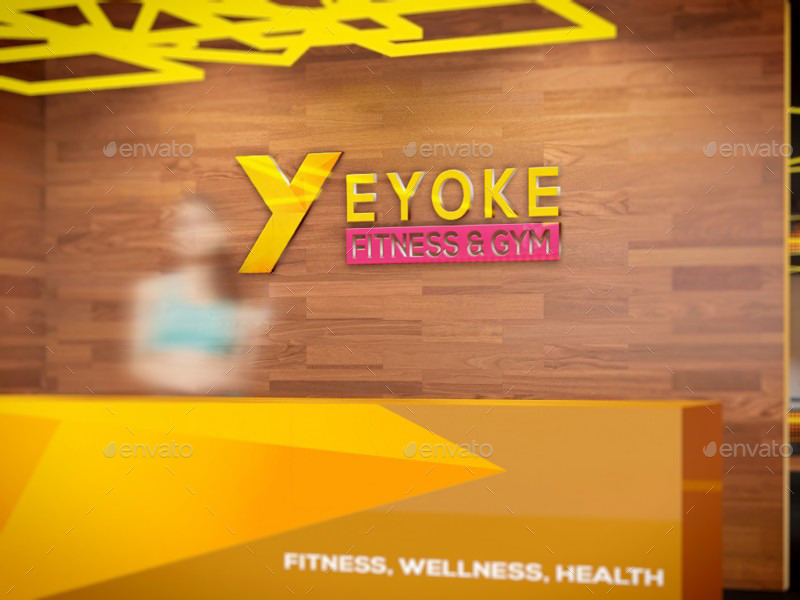Fitness & Gym Interior Design Branding Mockups, Graphics | GraphicRiver