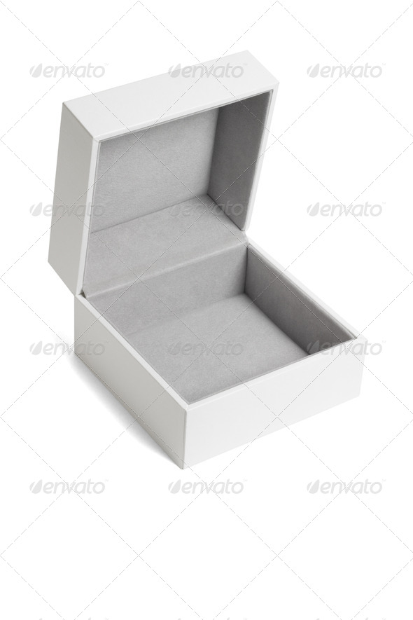 Open White Gift Box