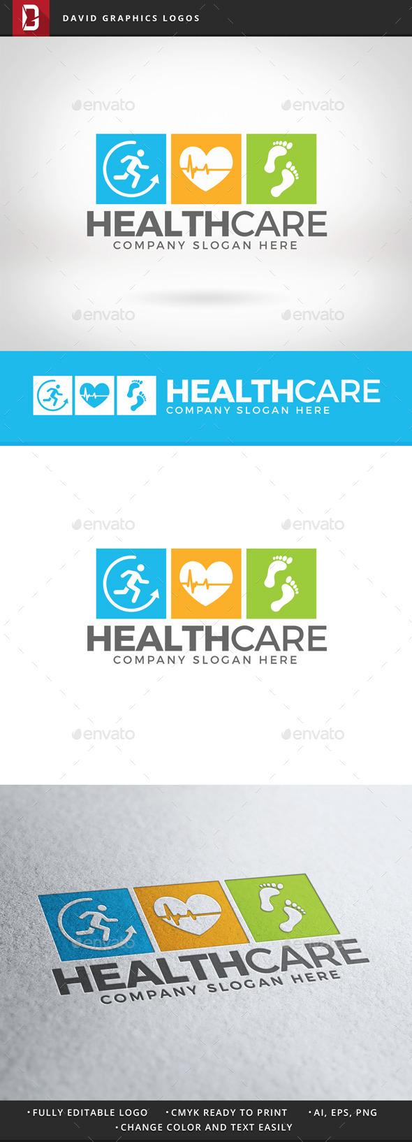 Health Care Logo by DavidGraphics | GraphicRiver