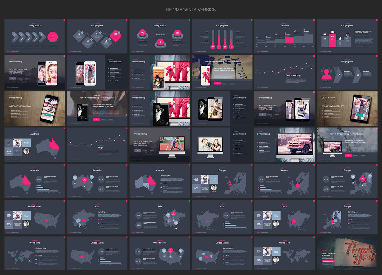 Quadro - Multipurpose Powerpoint Template, Presentation Templates ... Quadro - Multipurpose Powerpoint Template, Presentation Templates ...