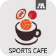 Sports Cafe Location Logo, Logo Templates | GraphicRiver