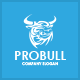 Pro Bull Logo, Logo Templates | GraphicRiver