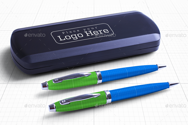 Pen Box Mock Up V.2, Graphics | GraphicRiver