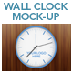 Wall Clock Mock-up, Graphics | GraphicRiver