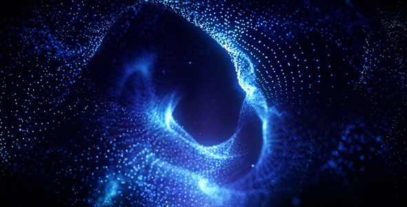 Particles Blue Background, Motion Graphics | VideoHive