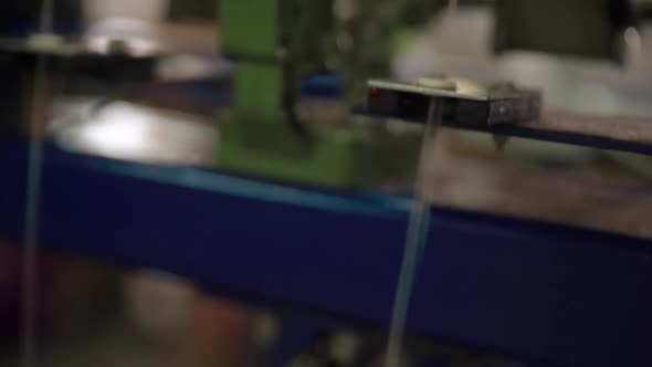 A Close Look of a Wool Making Machine at Work, Stock Footage | VideoHive