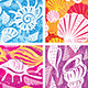 Seamless Shell Patterns by Wikki33 | GraphicRiver