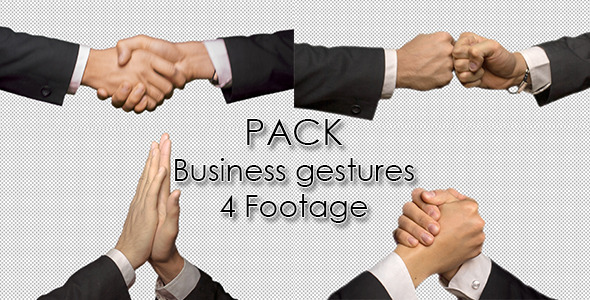 Business Hand Gestures Pack, Stock Footage | VideoHive