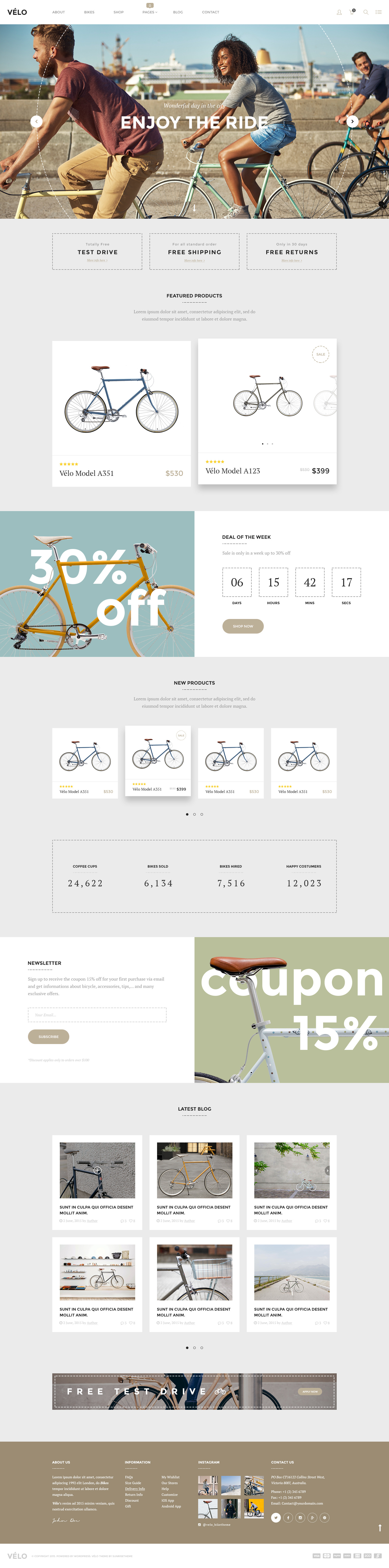 Velo - Stunning Bike Store eCommerce PSD Template by sunrisetheme ...