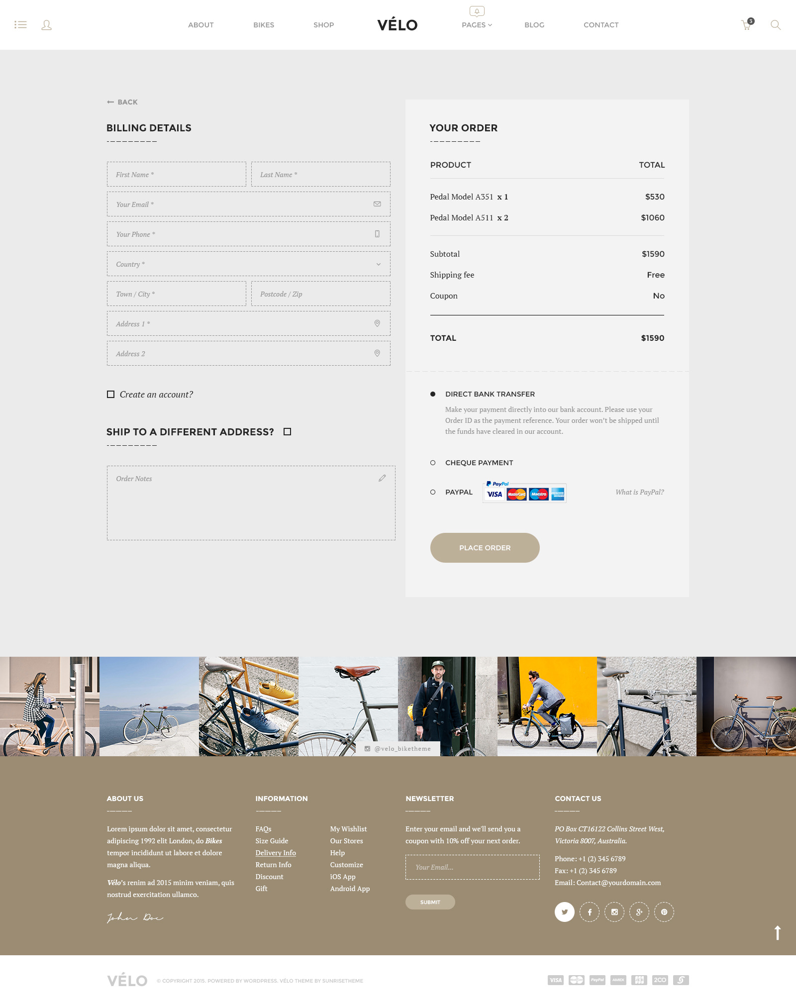 Velo - Stunning Bike Store eCommerce PSD Template by sunrisetheme ...