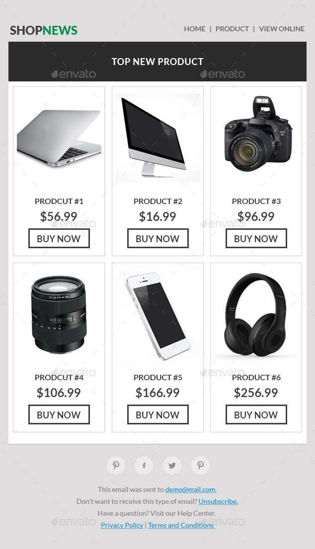 Sales Newsletter, Web Elements | GraphicRiver